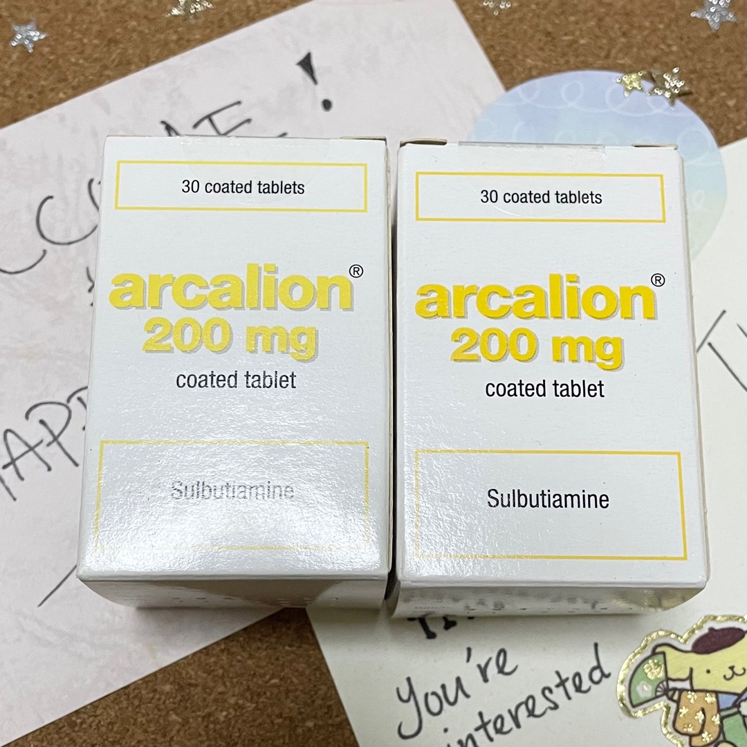 arcalion 200mg sulbutiamine, Health & Nutrition, Health Supplements ...