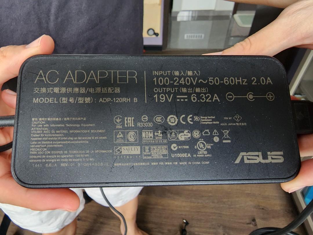 Asus ROG charger, Computers & Tech, Parts & Accessories, Chargers on ...