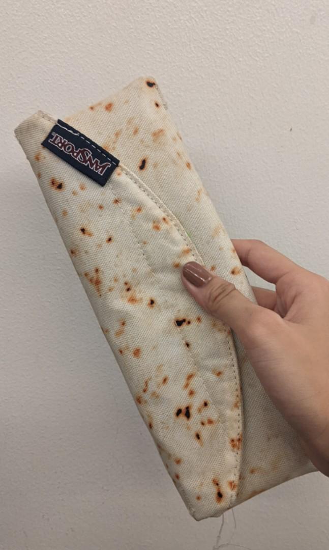 [Authentic] Jansport Pita Bread Pencil Case, Hobbies & Toys, Stationary ...