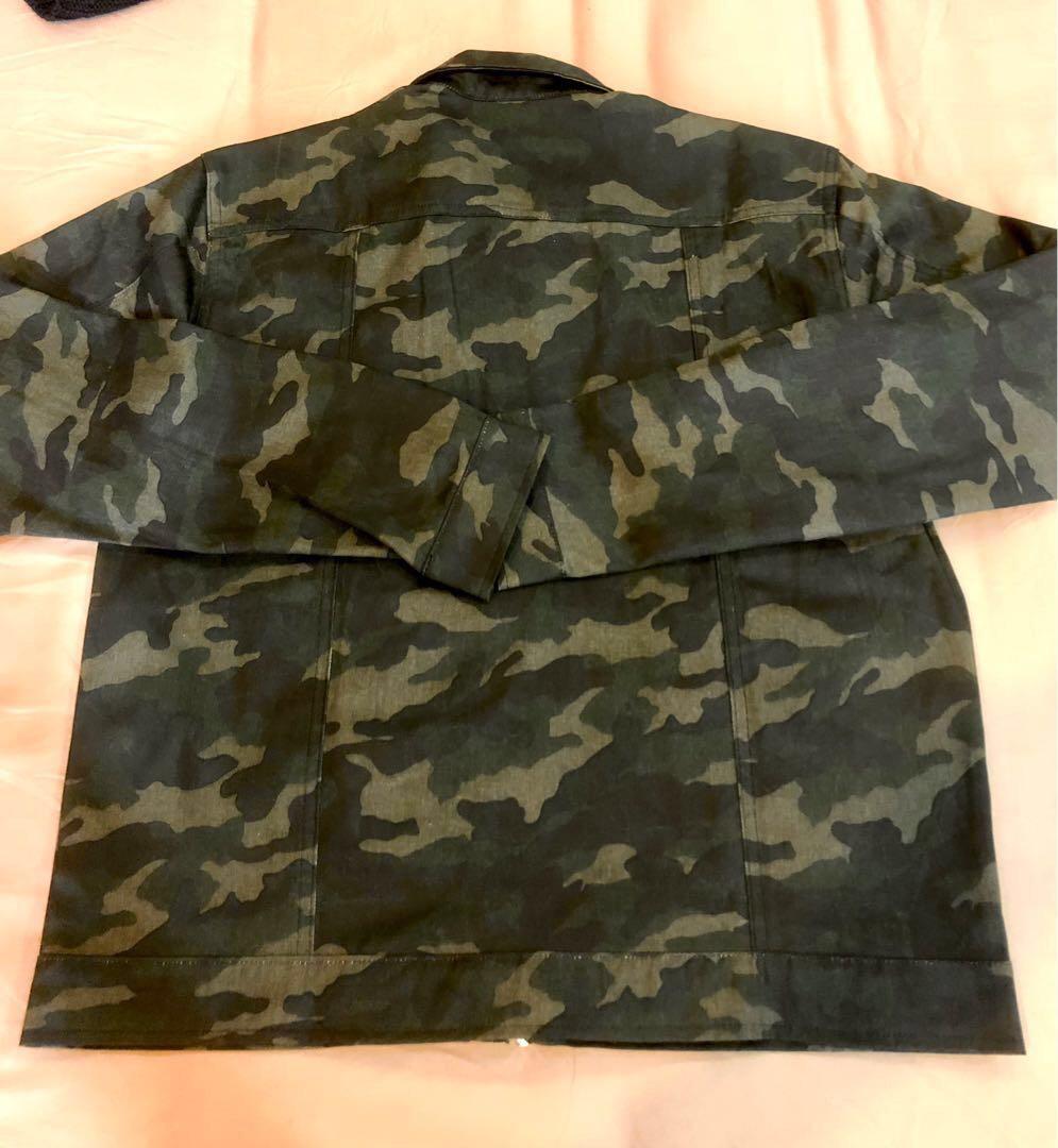 AUTHENTIC MN+LA JUNGLE CAMO ZIP TRUCKER JACKET TYPE II, Men's Fashion ...