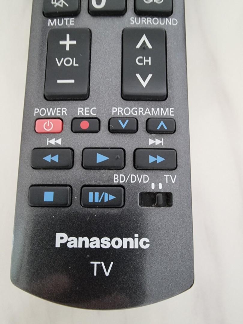 Authentic Panasonic TV / BD/DVD remote control N2QAYB000496, TV & Home Appliances, TV ...