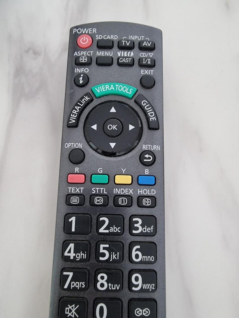 Authentic Panasonic TV / BD/DVD remote control N2QAYB000496, TV & Home ...