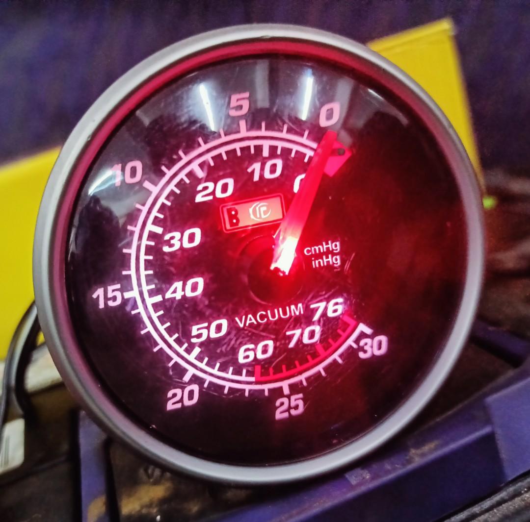 Auto Gauge Vacuum Meter 60mm - Mechanical, Auto Accessories on Carousell