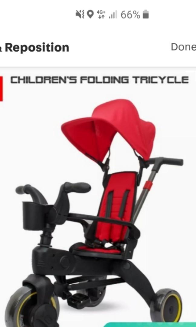 Baby stroller and tricycle for kids fordable + boxe, Babies & Kids ...