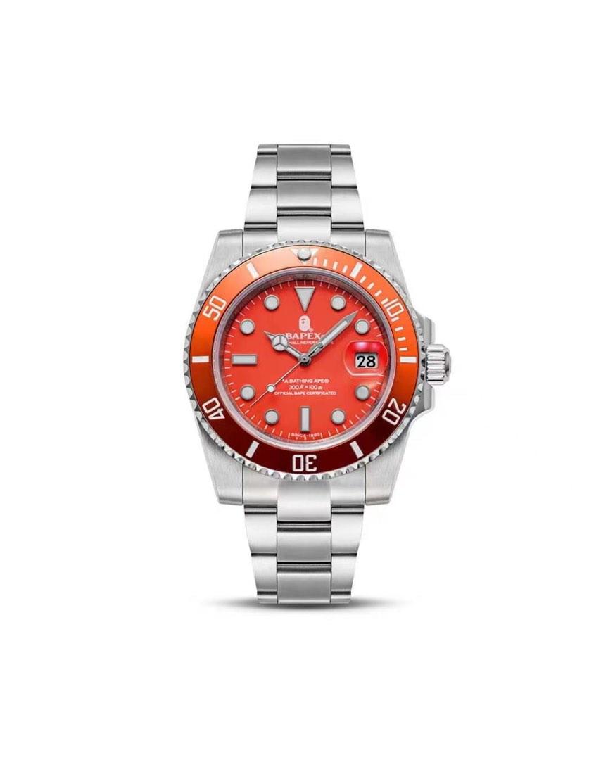 【BAPEX 限量手錶】Bape Bapex Watch Red bearbrick, 名牌, 手錶 - Carousell