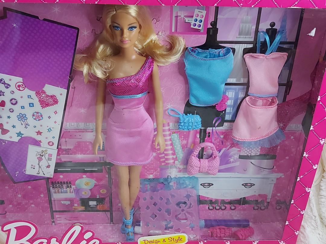 Barbie Design And Style T Set Bcf81 Hobbies And Toys Toys And Games On Carousell