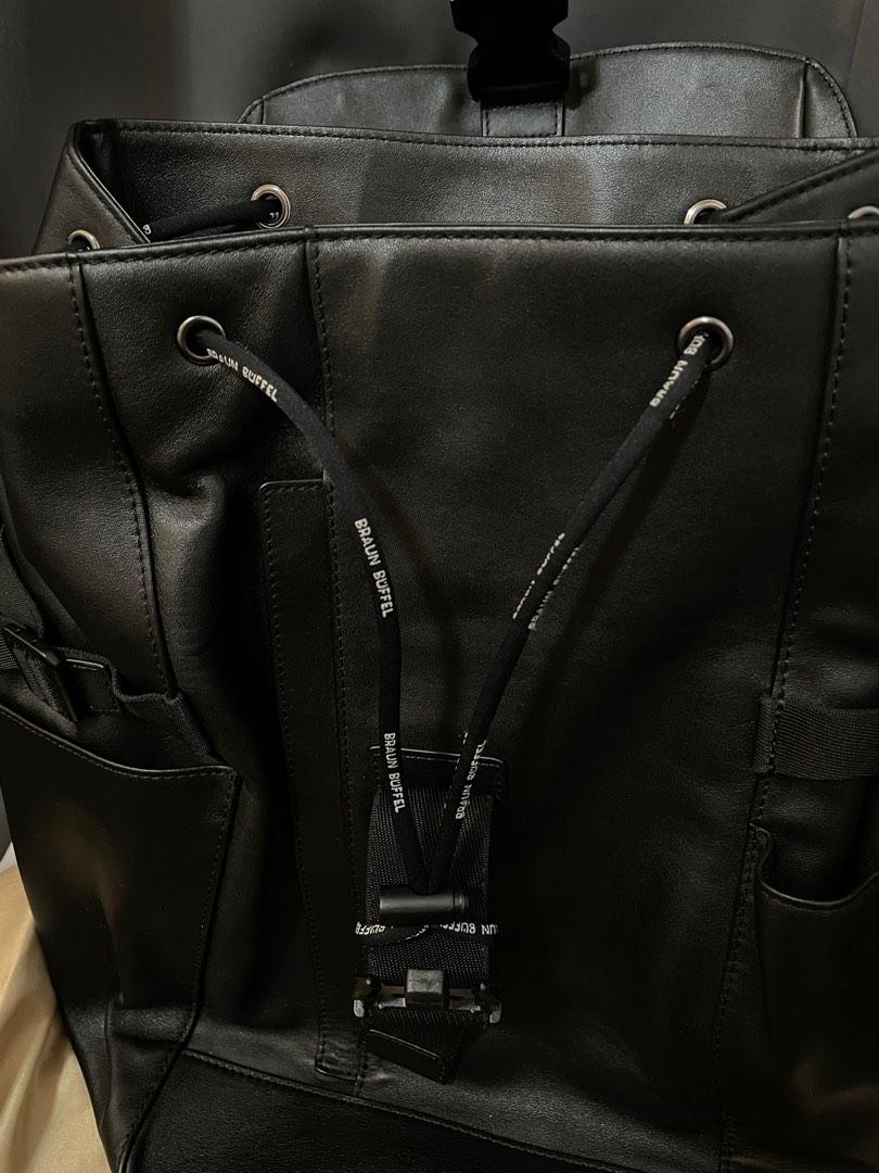 Braun Buffel Leather Backpack, Men's Fashion, Bags, Backpacks on Carousell