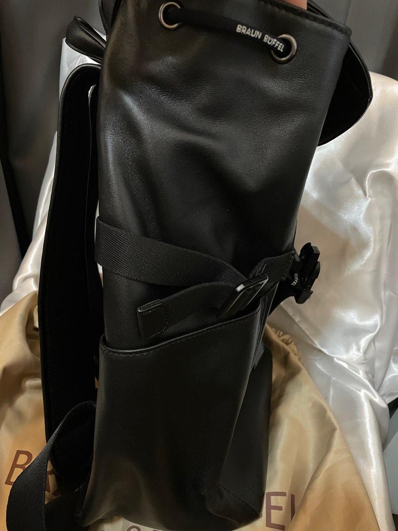 Braun Buffel Leather Backpack, Men's Fashion, Bags, Backpacks on Carousell