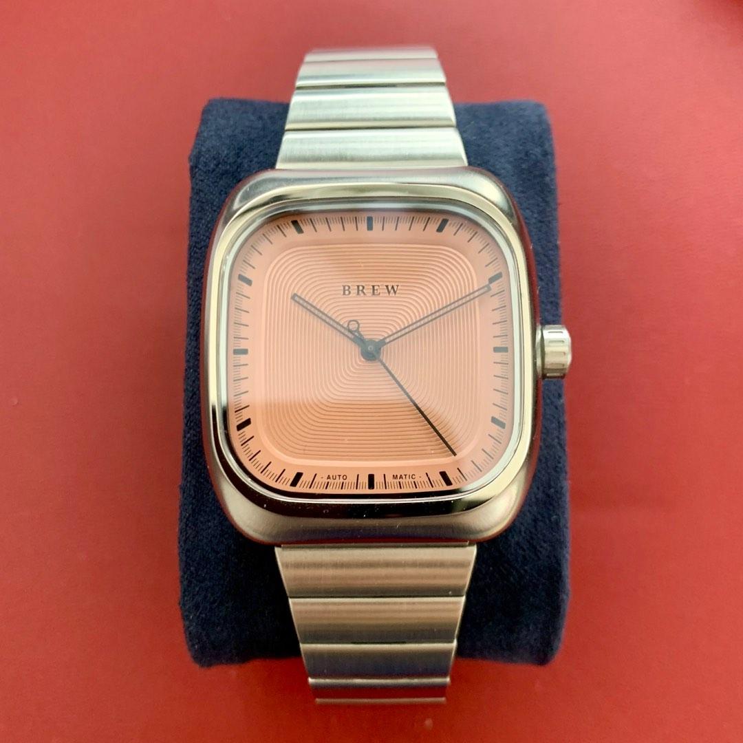 Brew Retromatic Copper (salmon dial), Luxury, Watches on Carousell