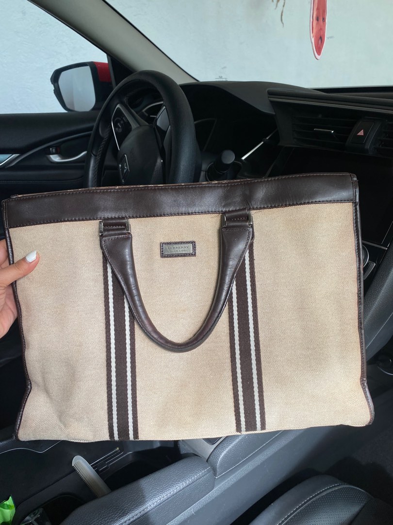 Burberry Laptop black label, Luxury, Bags & Wallets on Carousell