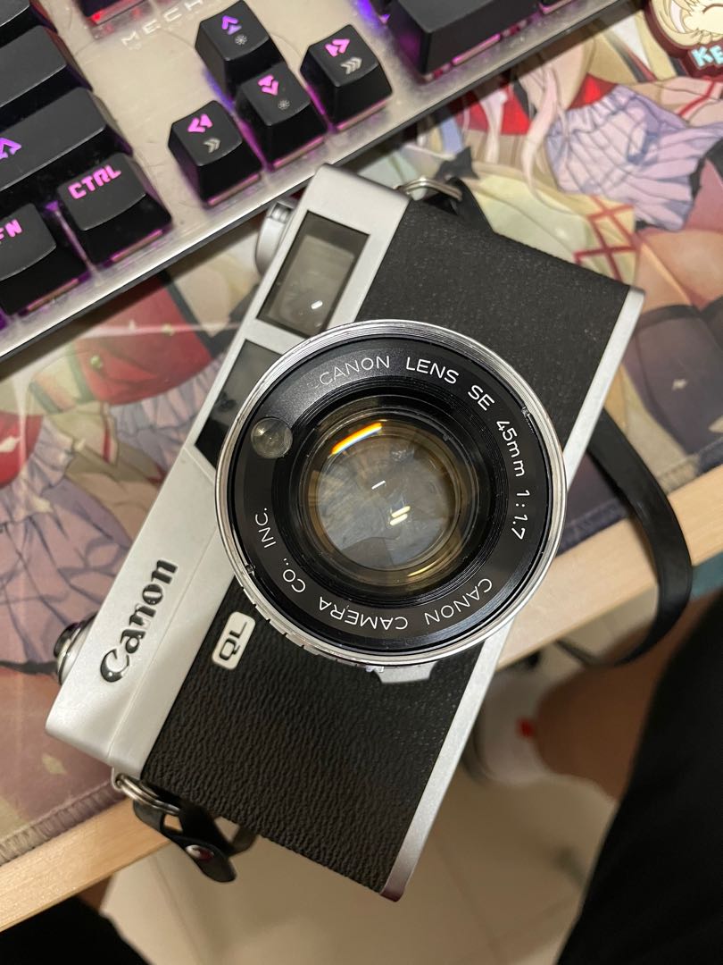 Canon QL17 rangefinder film camera, Photography, Cameras on Carousell