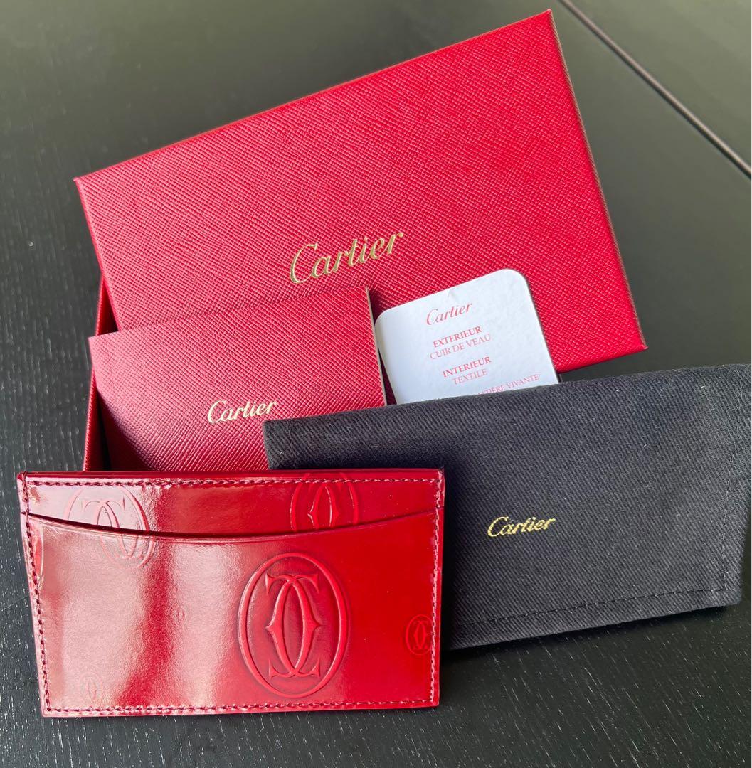 Cartier Happy Birthday Card Holder, Women's Fashion, Bags & Wallets ...