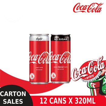 [Carton Sales] (Singapore) Assorted COCA-COLA Coke Drinks 320ML x ...