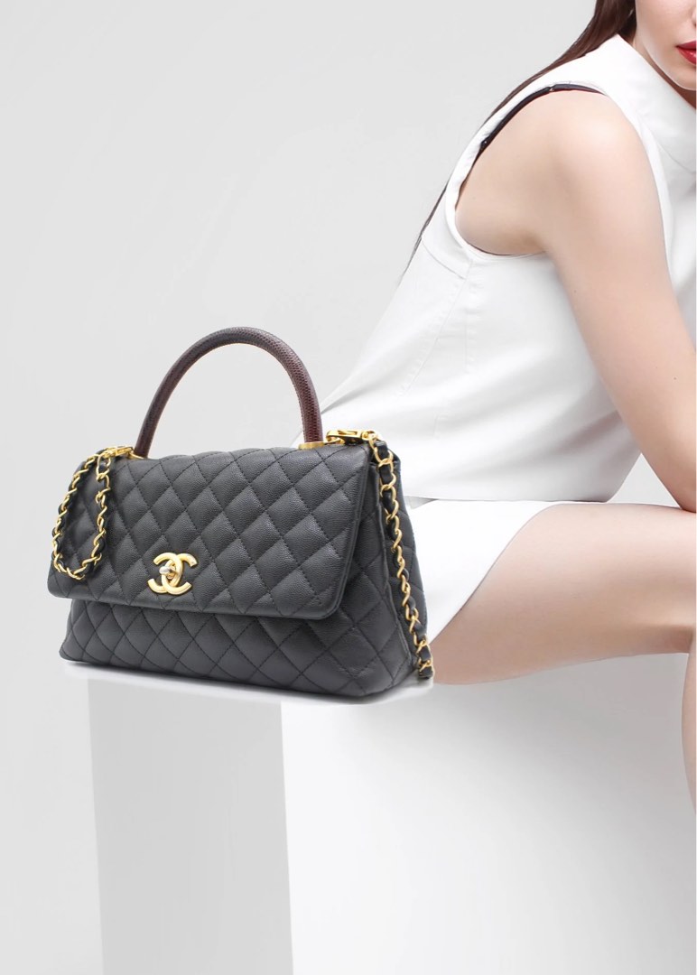 Chanel Coco Top Handle, Women's Fashion, Bags & Wallets, Cross-body ...