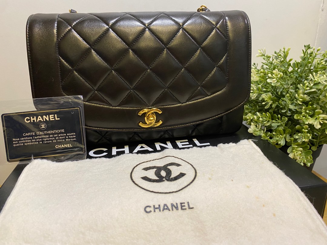 Chanel vintage diana, Luxury, Bags & Wallets on Carousell