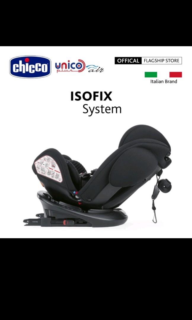Chicco Unico Plus Air 360 Spin IsoFix Baby Car Seat(ECE R44/04), Babies ...