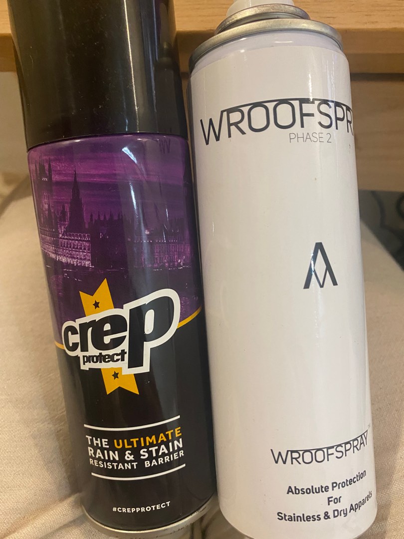 Crep Protect and Wroof Spray, Men's Fashion, Footwear, Shoe inserts ...