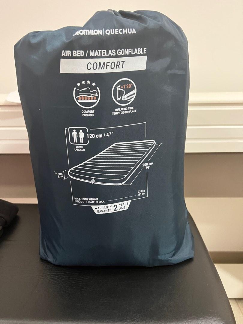 Decathlon Quechua Mattress Air Bed (Comfort) 120cm, Sports Equipment ...
