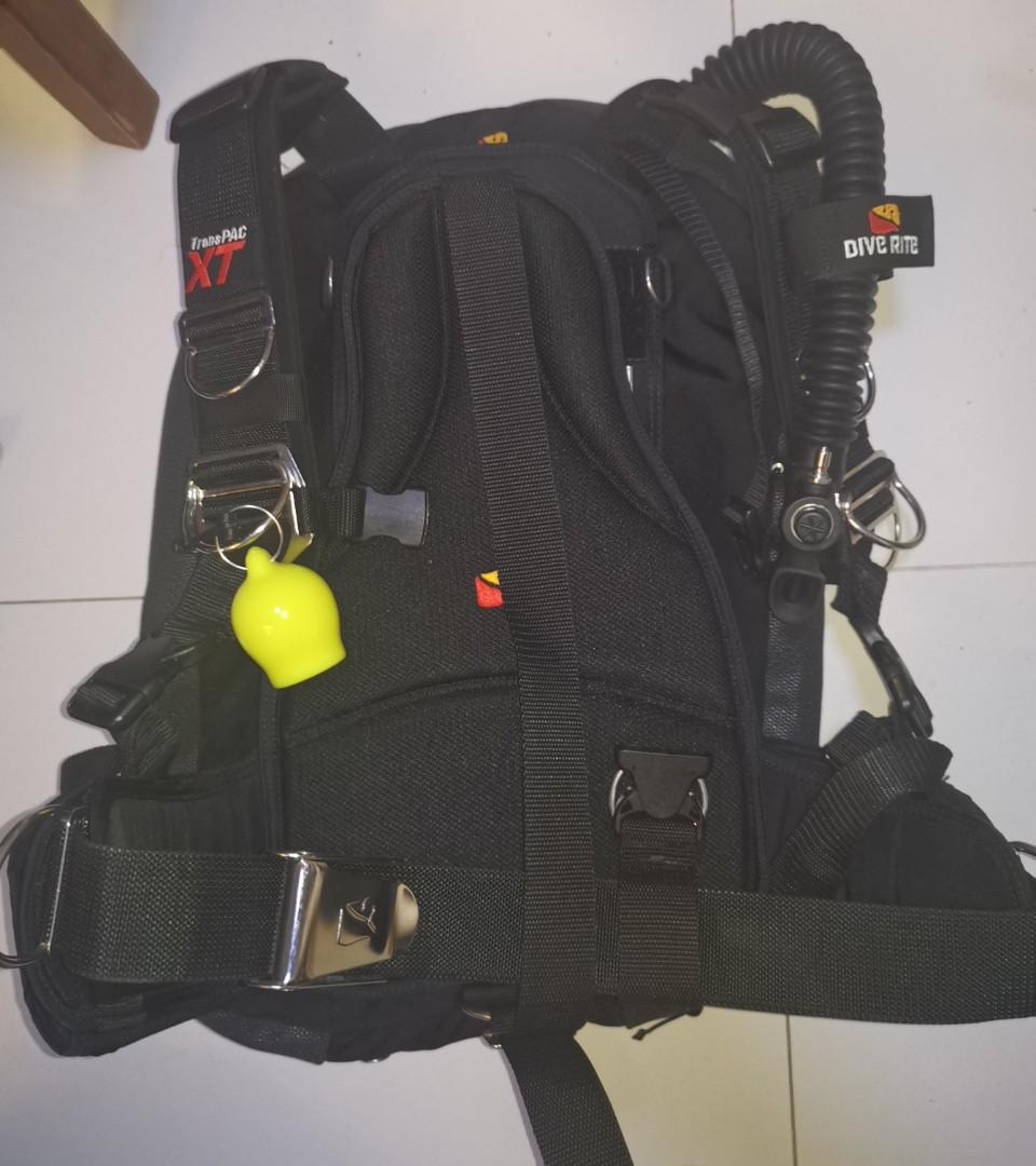 Dive Rite Transpac XT BCD with Integrated Weight System, Sports ...