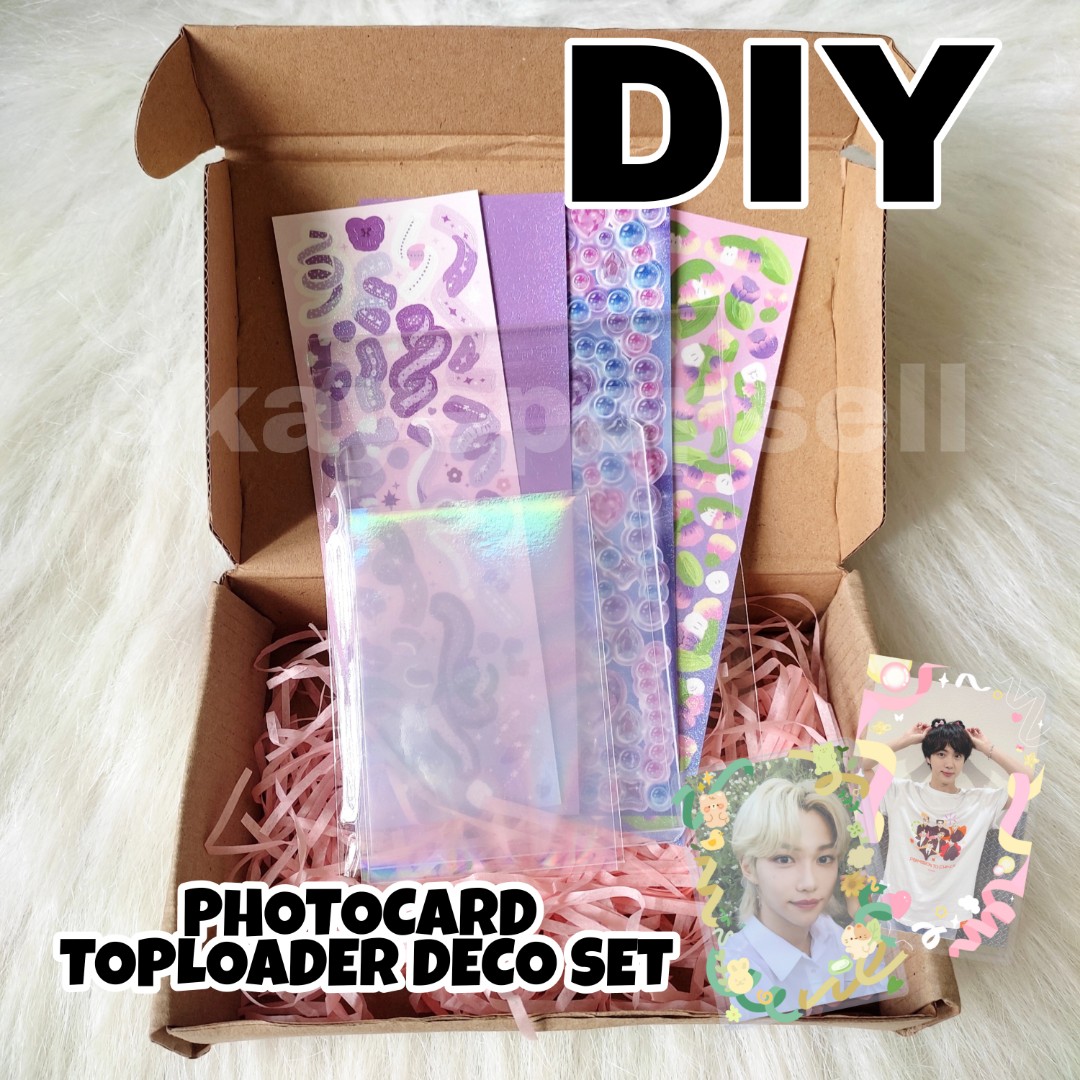 DIY Photocard Toploader Deco Set, Hobbies & Toys, Memorabilia ...