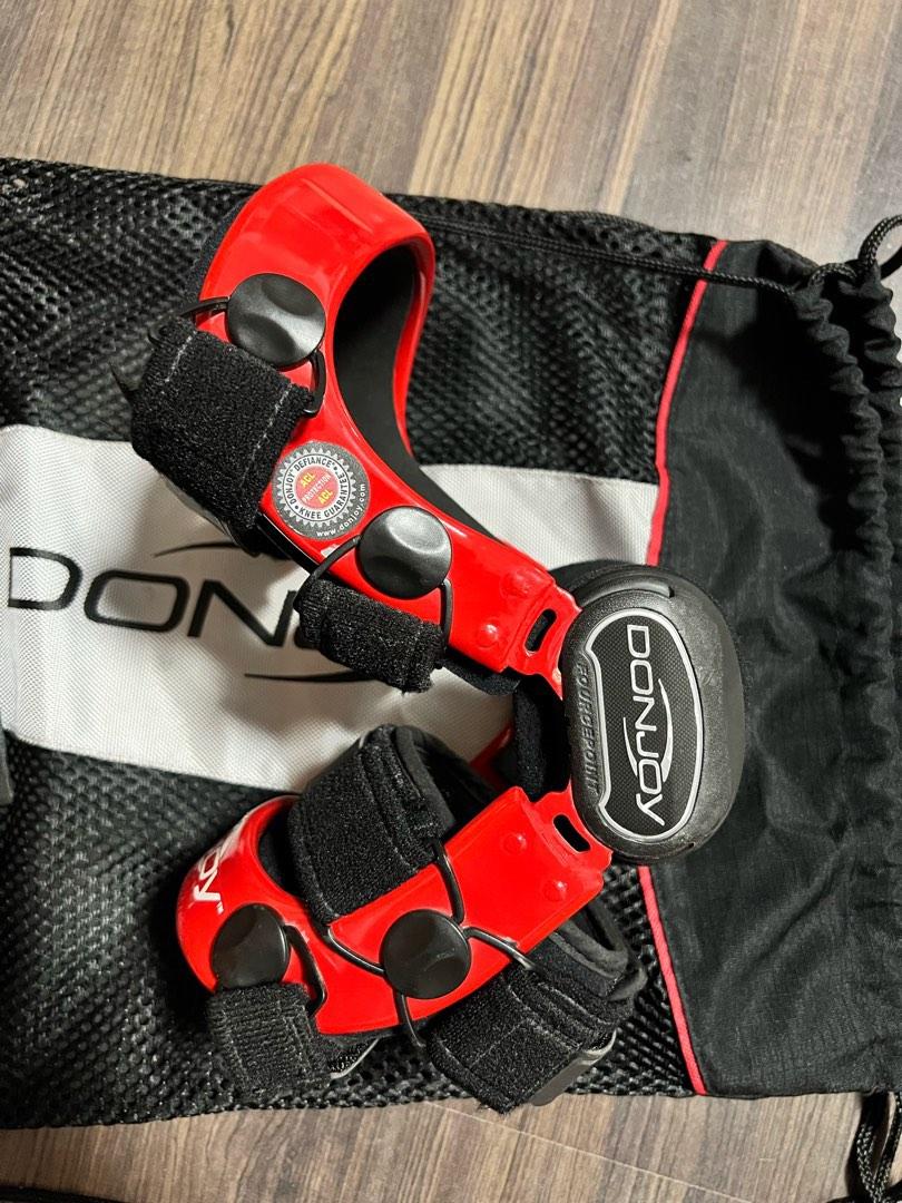 DonJoy Defiance Knee Brace BUNDLE Red, Sports Equipment, Sports & Games ...