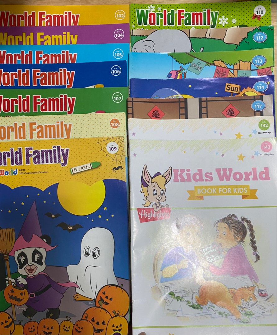 DWE kids world magazine - zippy and friends(14本連點讀筆), 興趣及遊戲, 書本 & 文具 ...