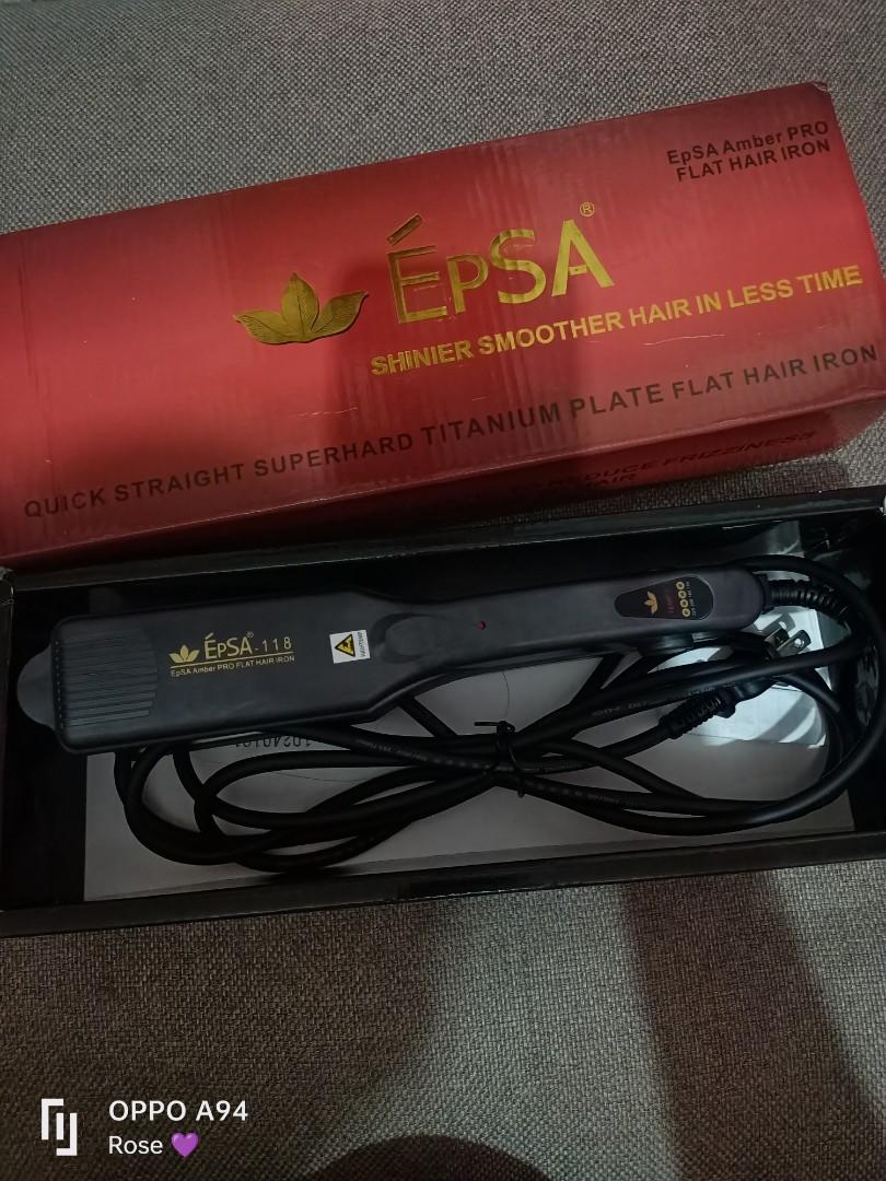 Epsa- 118 Hair Straightening, Beauty & Personal Care, Hair on Carousell