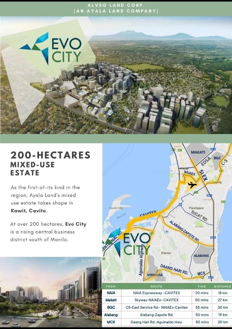 EVO CITY Baypoint Estates by Ayala/Avida in Kawit Cavite 391 sq.m. Lot ...