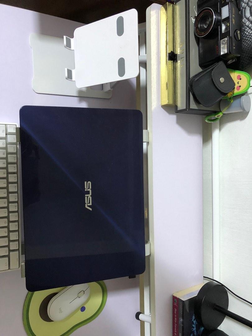 Foldable White Study Table Desk & Computer Desk, Furniture & Home ...