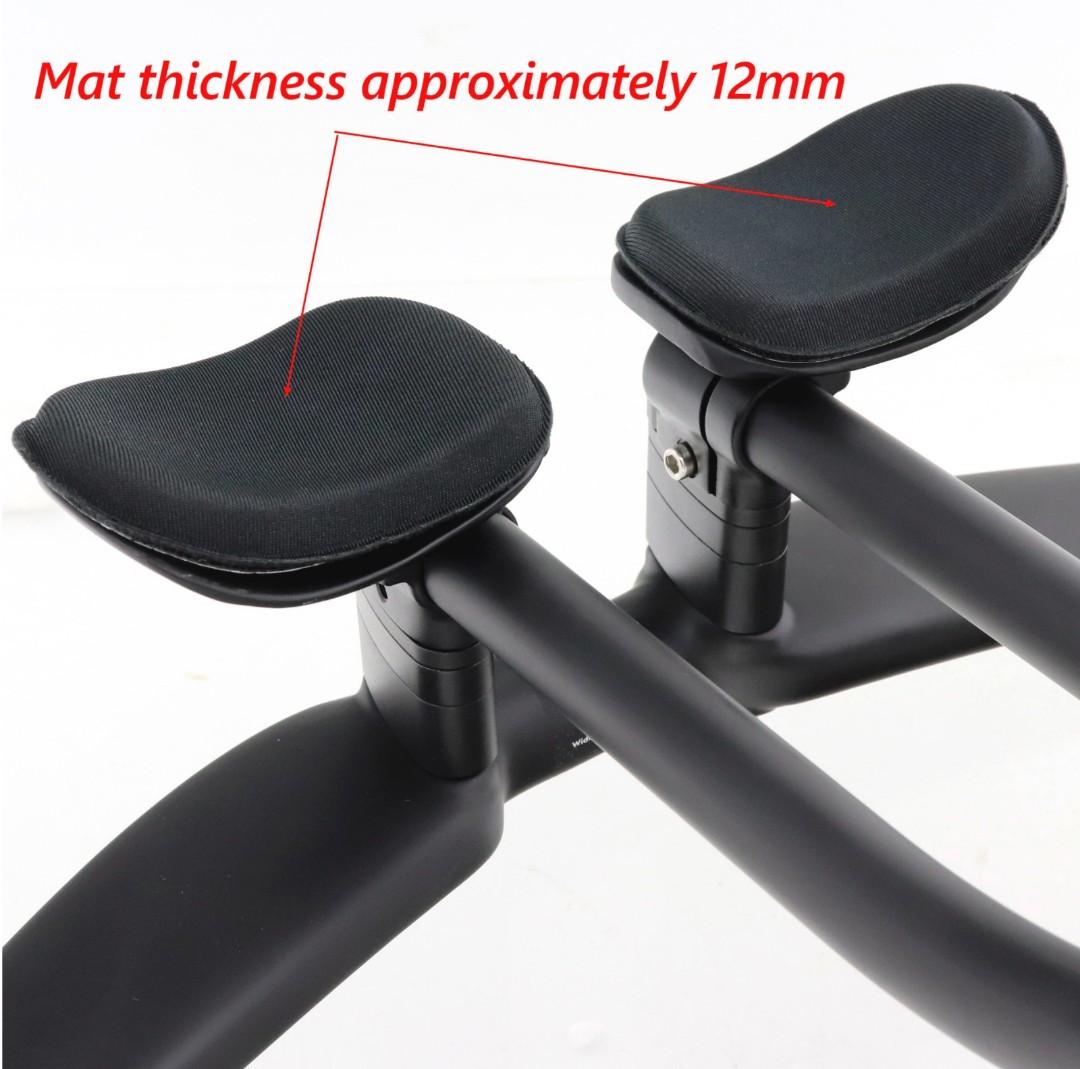 Full Carbon Time Trial Handlebar Set + Spacers, Sports Equipment ...