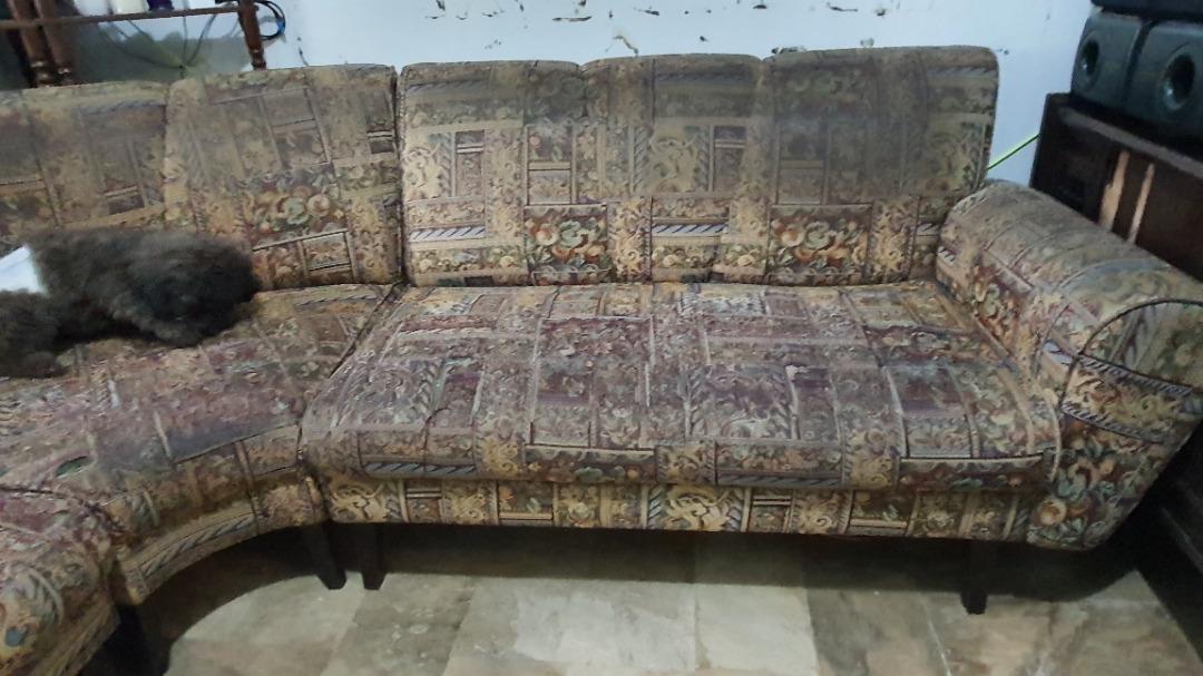 Garage Sale Series --- Sofa Set 3-piece corner design, Furniture & Home ...