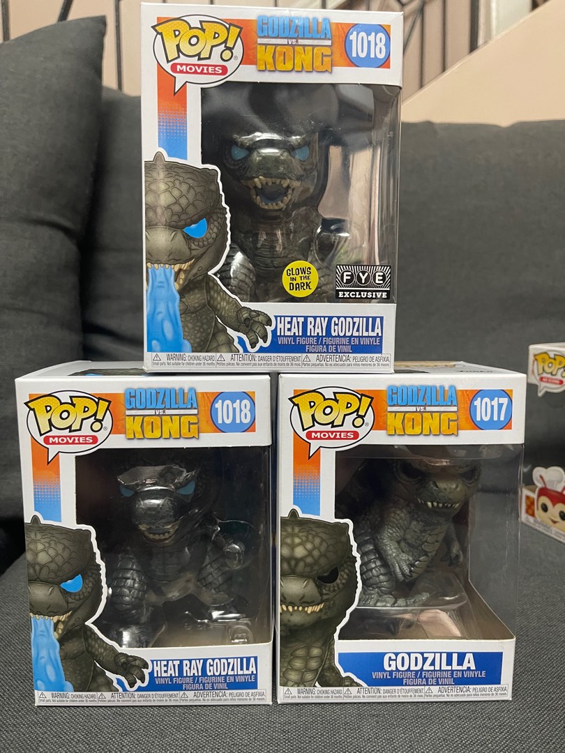 Godzilla bundle - Funko Pop, Hobbies & Toys, Toys & Games on Carousell