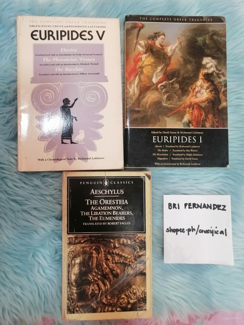 Greek Tragedy Bundle (Oresteia, Medea, Bacchae etc.), Hobbies & Toys ...