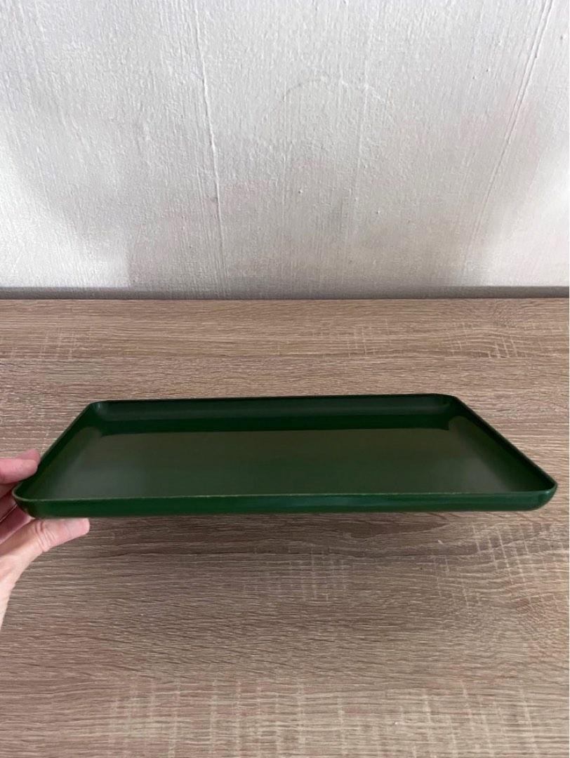 Green Plastic Tray, Furniture & Home Living, Kitchenware & Tableware ...
