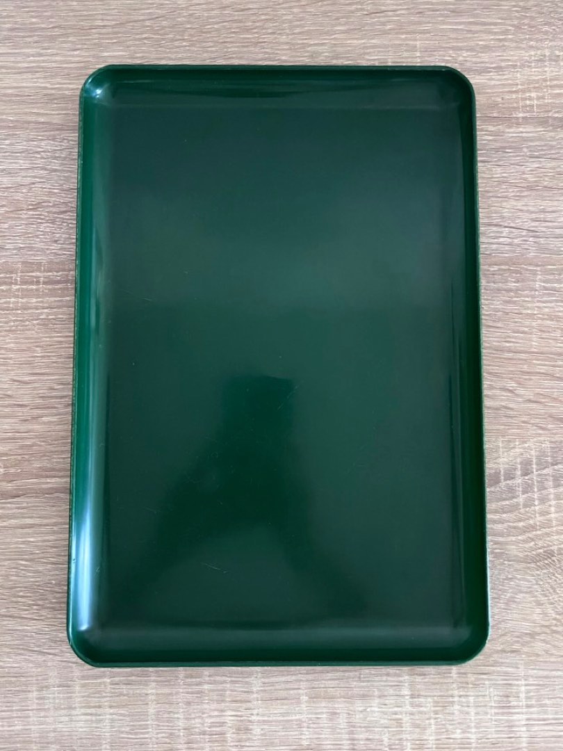 Green Plastic Tray, Furniture & Home Living, Kitchenware & Tableware ...