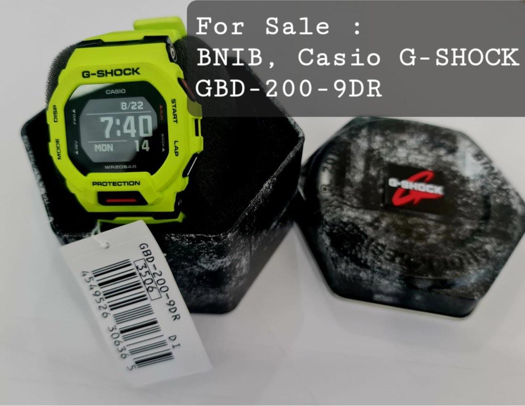 Gshock GBD 200 9DR, Fesyen Pria, Jam Tangan di Carousell