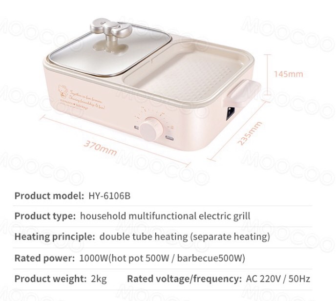 Hello Kitty A4 Mini Hot Pot, TV & Home Appliances, Kitchen Appliances ...