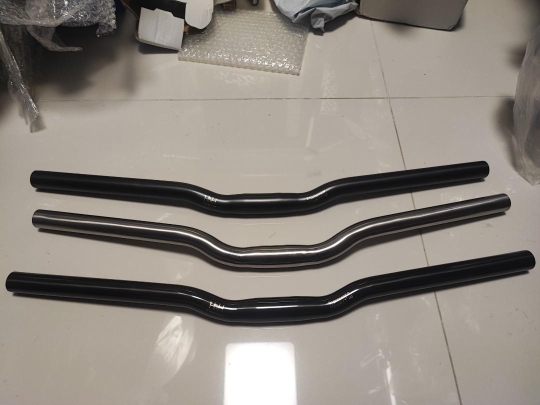 H&H Titanium Handle Bar for Brompton. ﻿ (Low Riser & Mid Riser )Matt ...