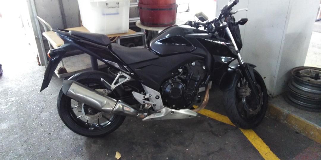 Honda CB400F, Motorcycles, Motorcycles for Sale, Class 2A on Carousell
