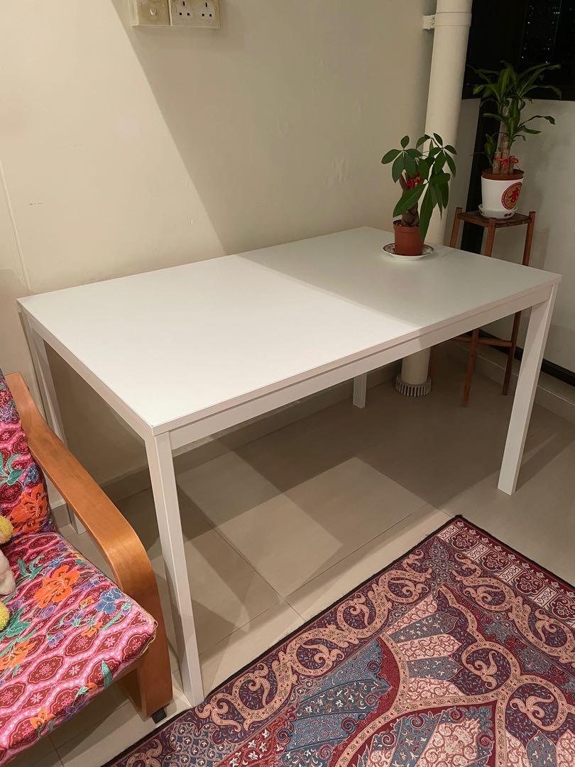 Ikea extendable table, Furniture & Home Living, Furniture, Tables ...
