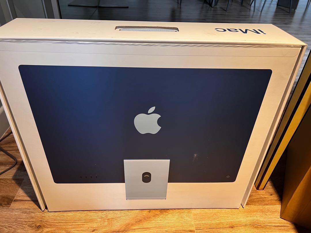 iMac 2021 M1 chip opened but unused - with original box, Computers ...