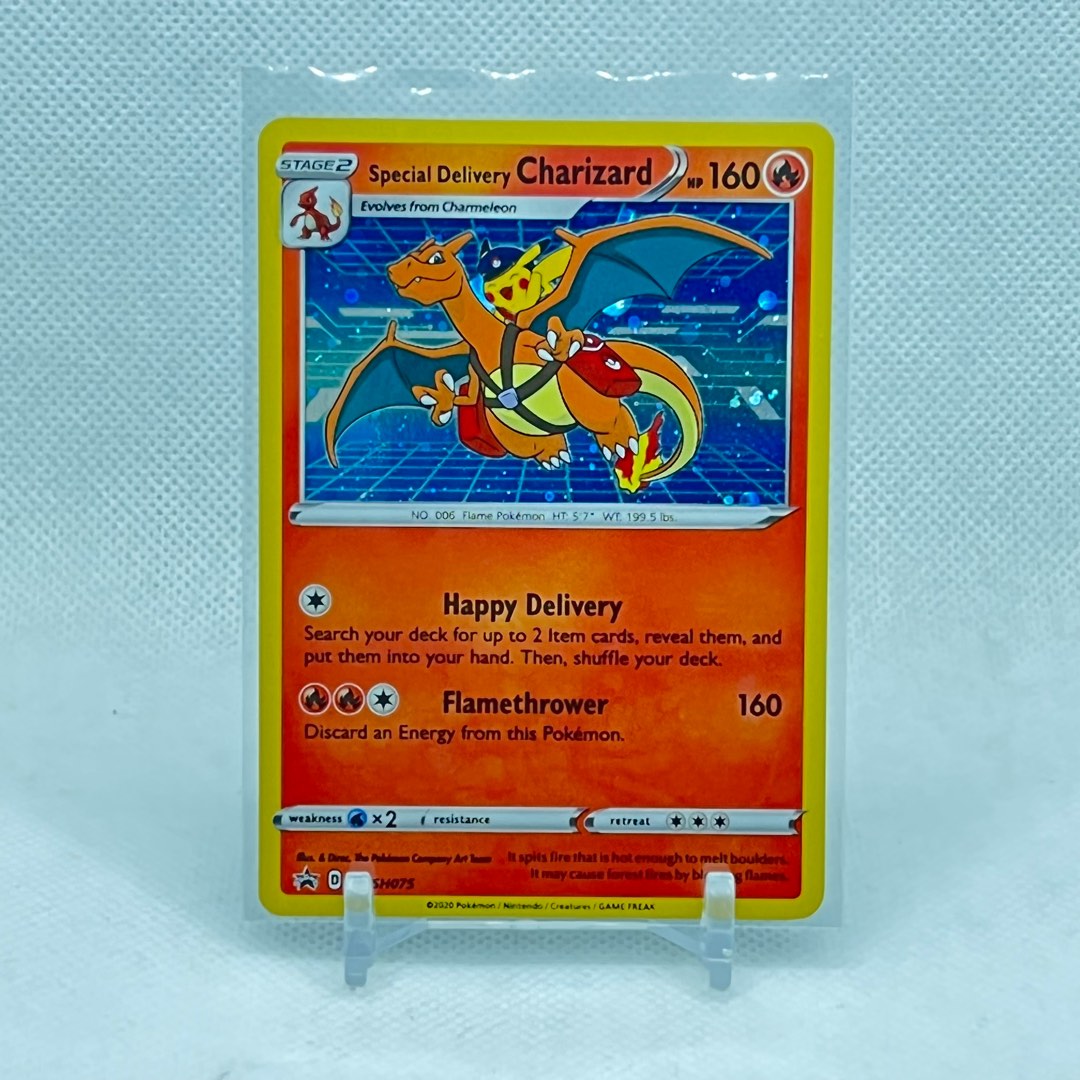 IN HAND Special Delivery Charizard SWSH075 card TCG Pokemon Center ...