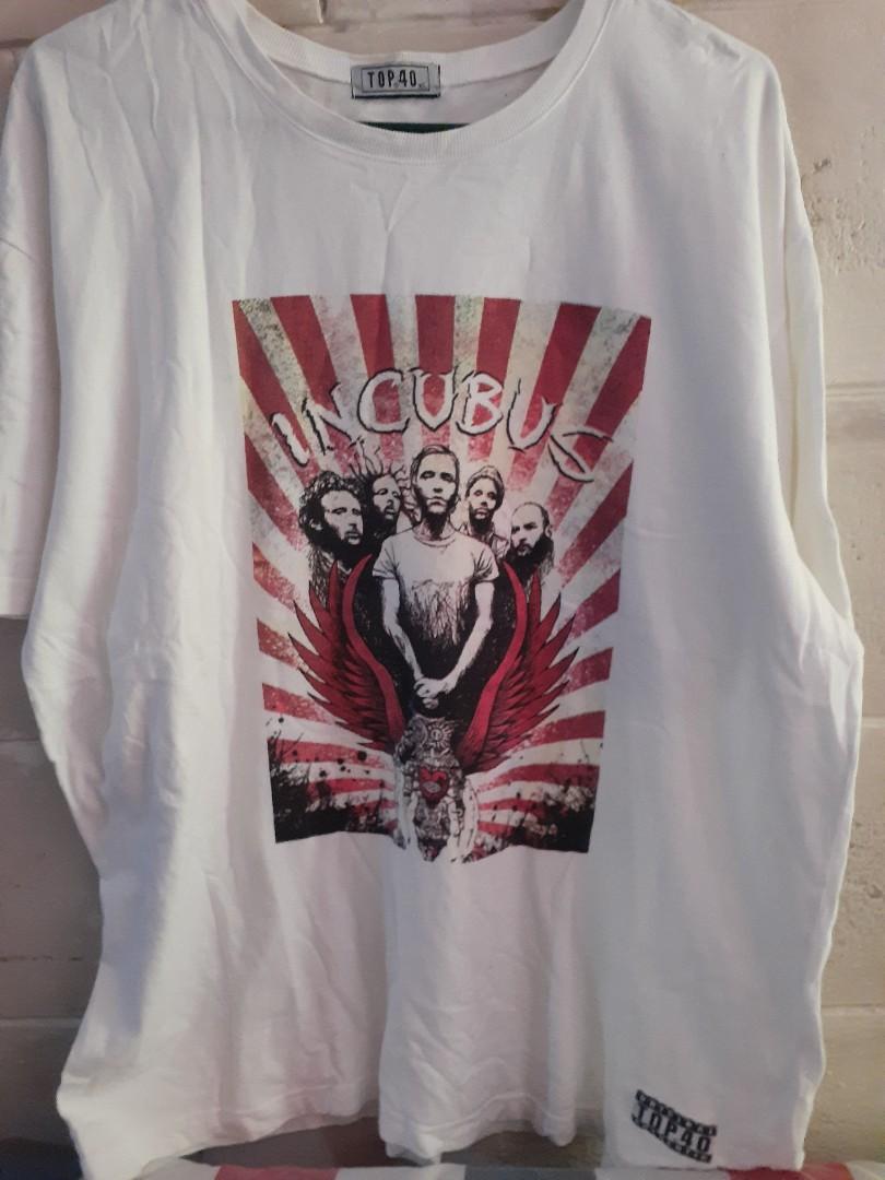 INCUBUS band tee shirt top 40 vintage, Men's Fashion, Tops & Sets ...