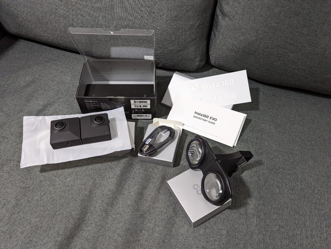 Insta360 evo 3d+360 hybrid camera, Photography, Cameras on Carousell