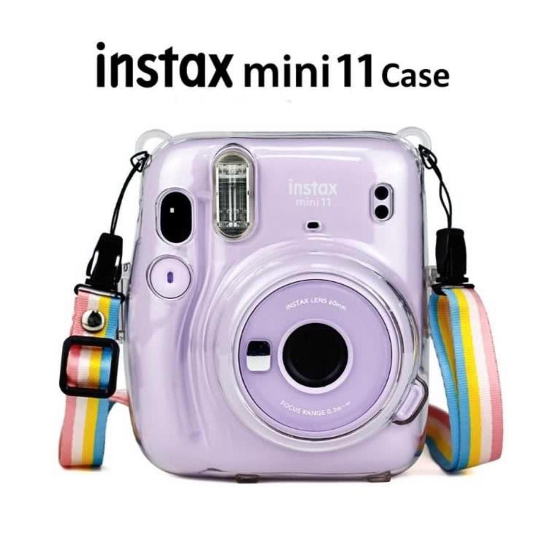 Instax Mini 11 Transparent Casing with Shoulder Strap, Photography ...