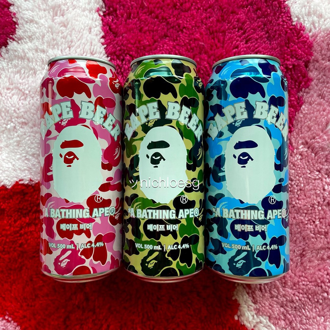 INSTOCK BAPE ABC CAMO BEER, Furniture & Home Living, Home Decor, Other ...