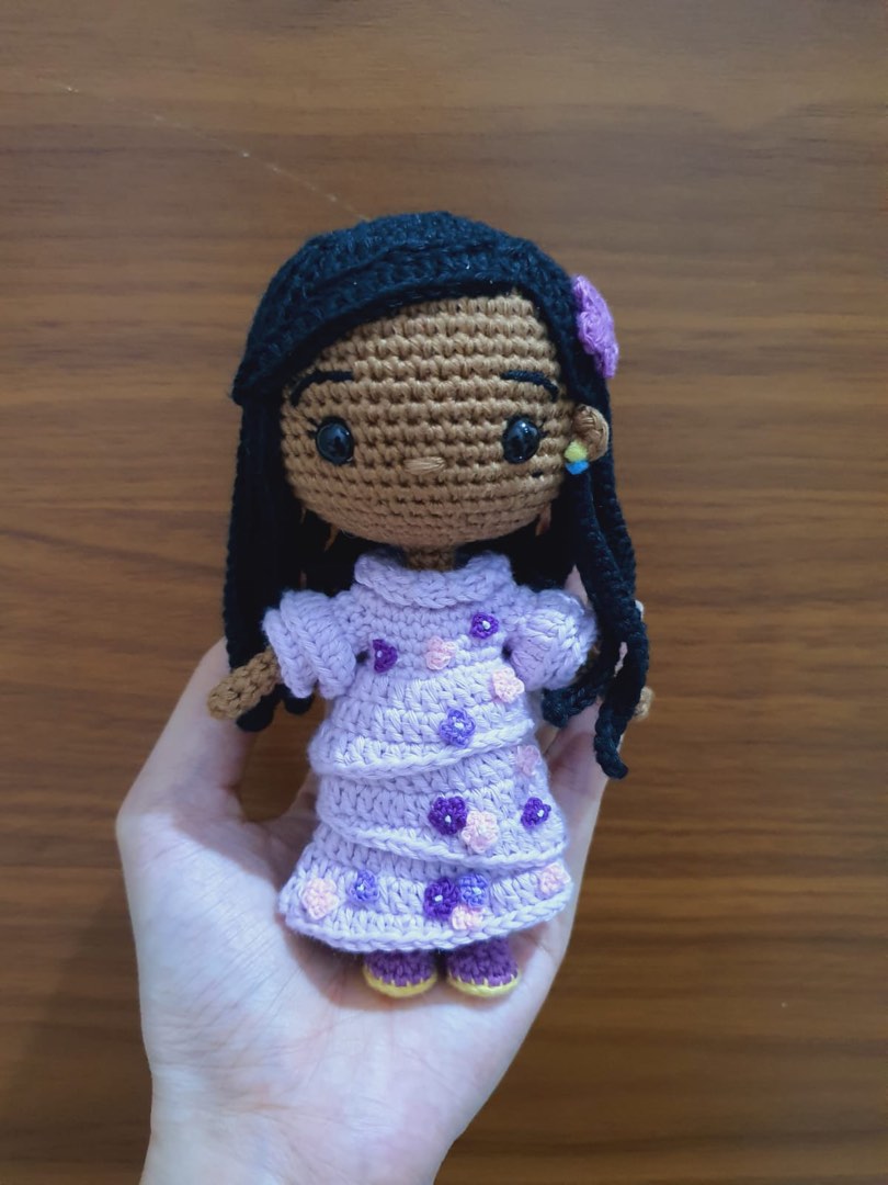 Isabela Encanto Girl Handmade Crochet Doll, Hobbies & Toys, Stationery ...
