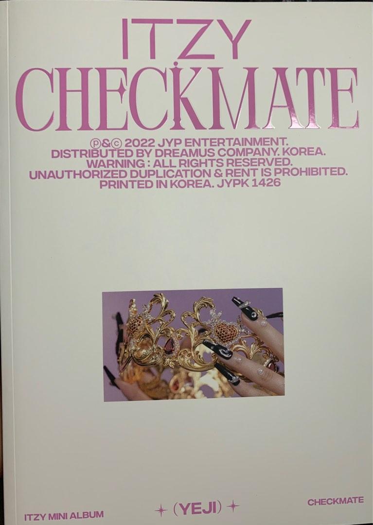 ITZY Checkmate Yeji Version Album, Hobbies & Toys, Memorabilia ...