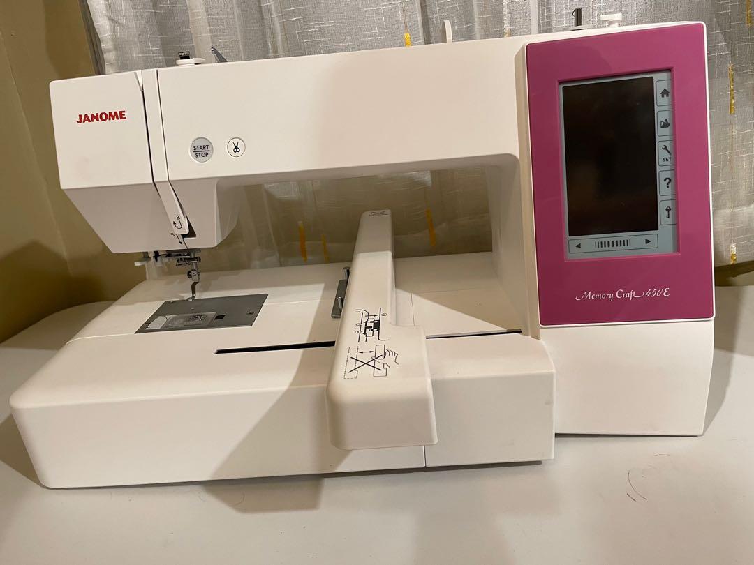 Janome Embroidery Machine Model MC450E, TV & Home Appliances, Other ...