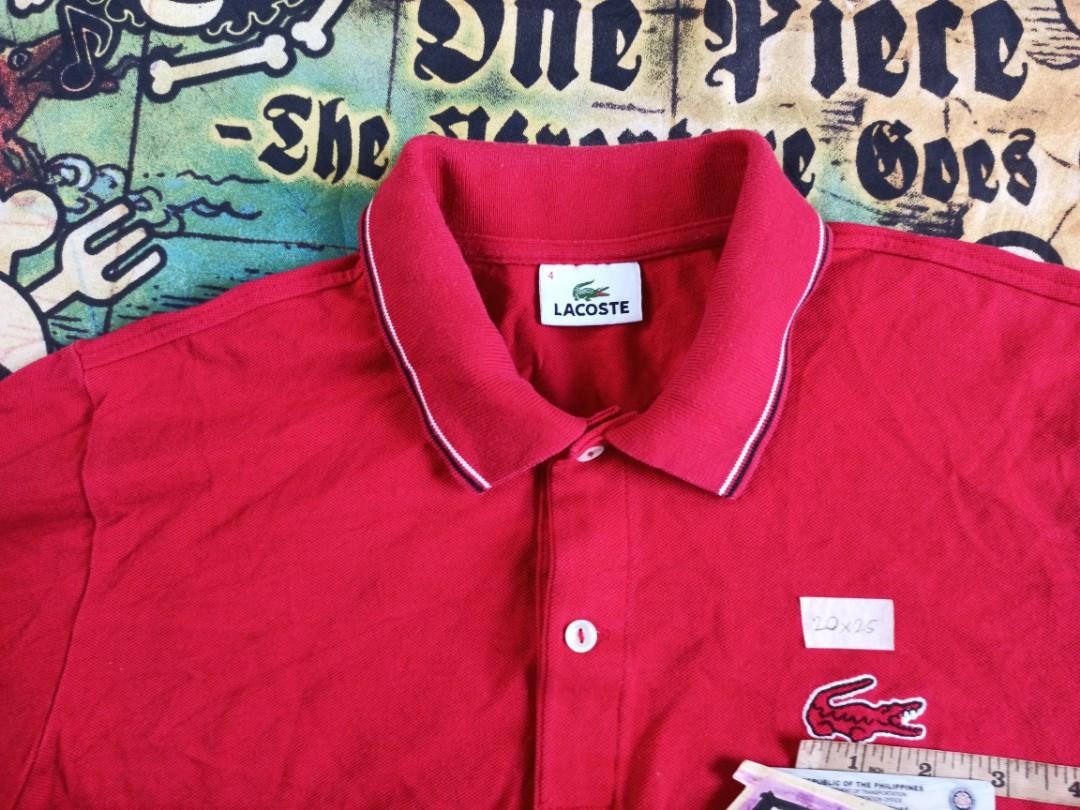 Lacoste colored 2 inch logo.., Men's Fashion, Tops & Sets, Tshirts ...